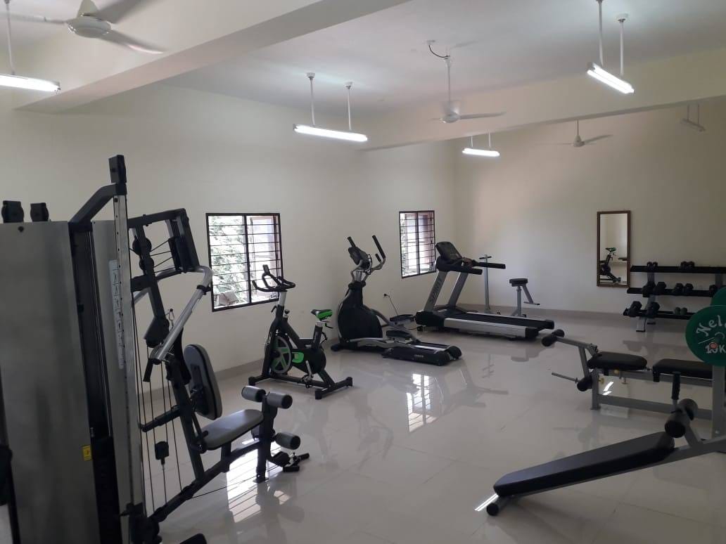 Staff Gym setup at ISRO.