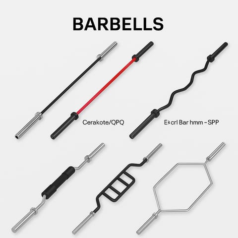 Buy Premium Barbells Online in India | Olympic, Powerlifting ...