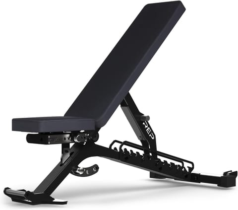 REP AB-5300 BlackWing Adjustable Bench – Matte Black | Heavy-Duty, Zero ...